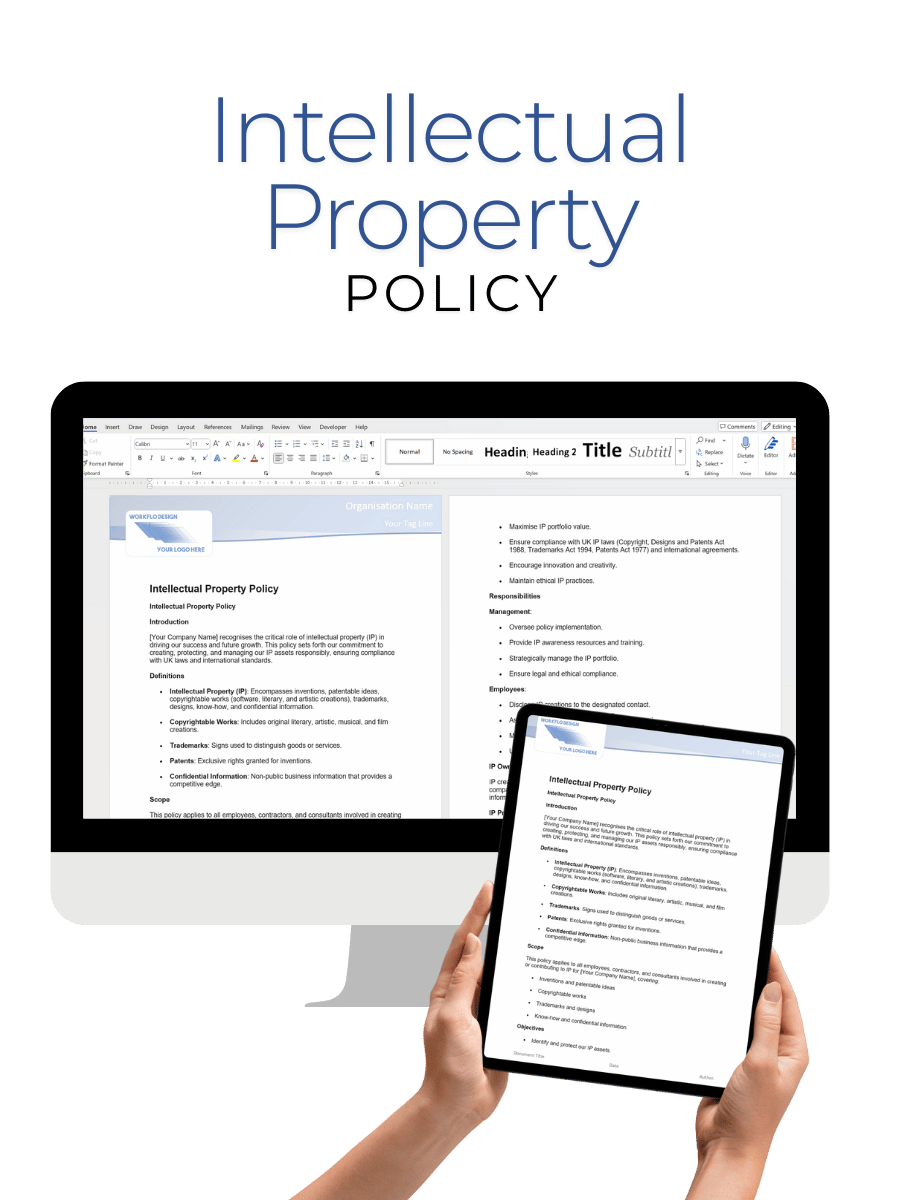 Intellectual Property Policy for UK Businesses – Your IP Assets